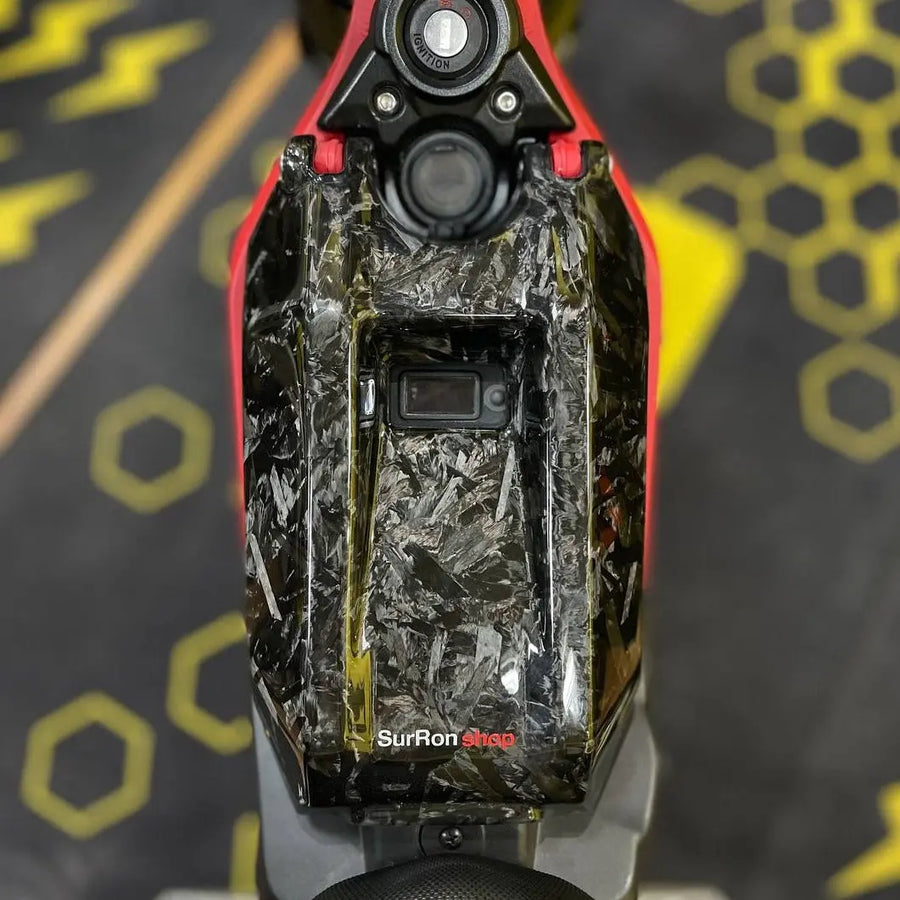 Carbon Battery Lid | SurRonshop SurRonshop Carbon Battery Lid for Sur ...